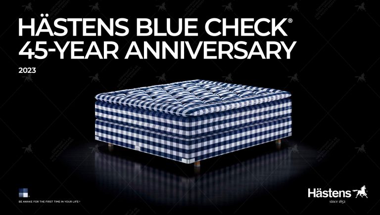 Hästens Blue Check: 45 Years of Sleep Excellence